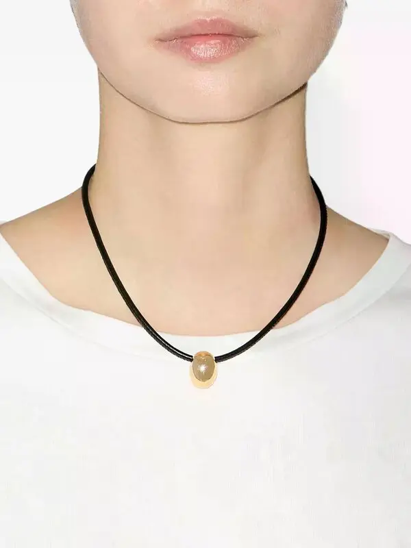 Isabel Marant Crescent Choker Necklace - Black