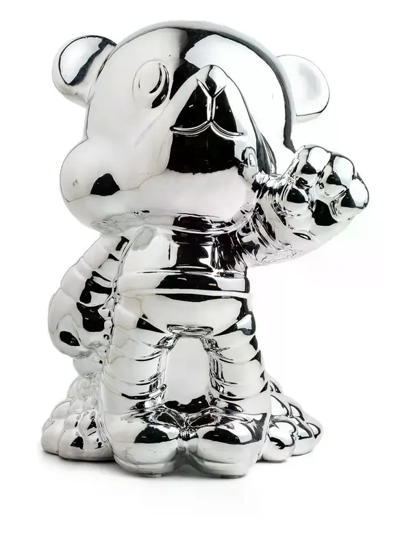 Linda Farrow Bear Figurine - Silver