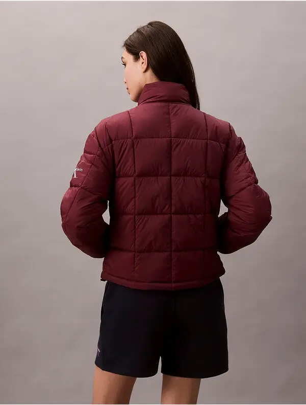 Calvin Klein Lightweight Puffer Jacket - Deep Rouge