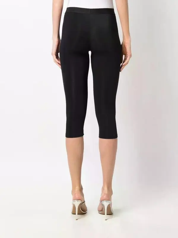 TOM FORD Cropped Logo-waistband Leggings