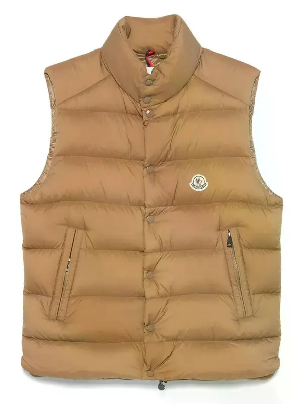 Moncler Tibb Quilted Gilet - Neutrals