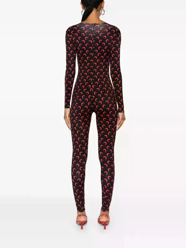 MARINE SERRE Moon-print Jumpsuit