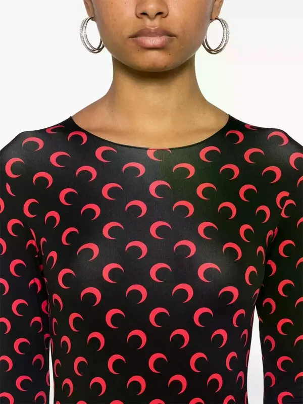MARINE SERRE Moon-print Jumpsuit