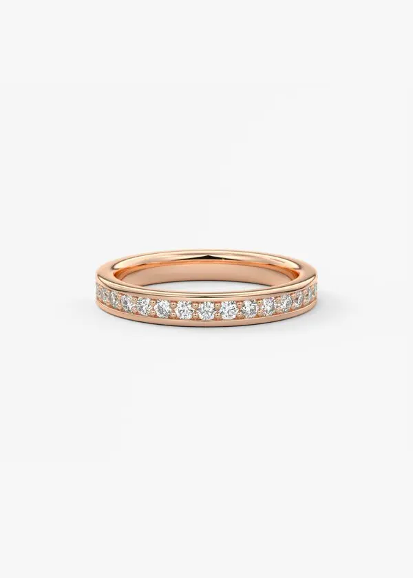 FRANK DARLING The Heirloom Half Eternity 2.5mm Band - Yellow Gold
