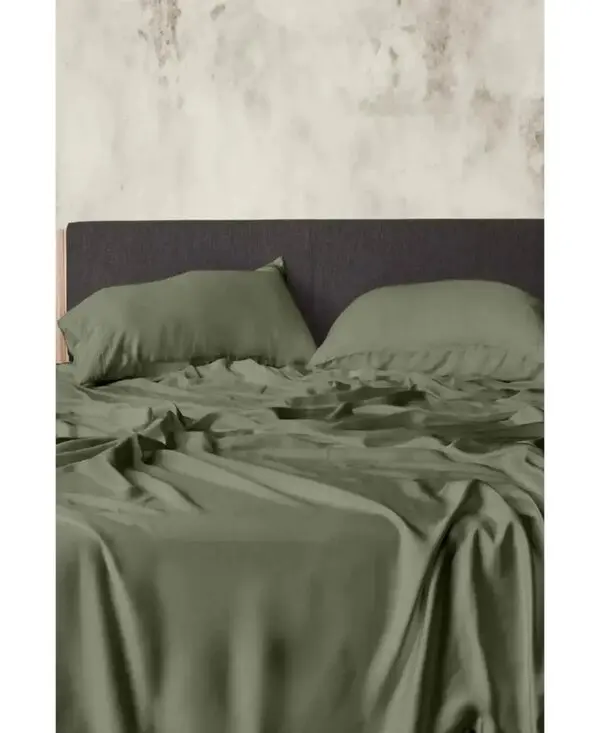ETTITUDE Luxe Cleanbamboo Sateen+ Sheet Set - Cypress