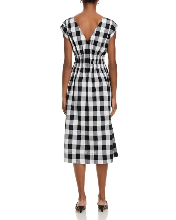 Sea Neci Gingham Belted Tank Dress