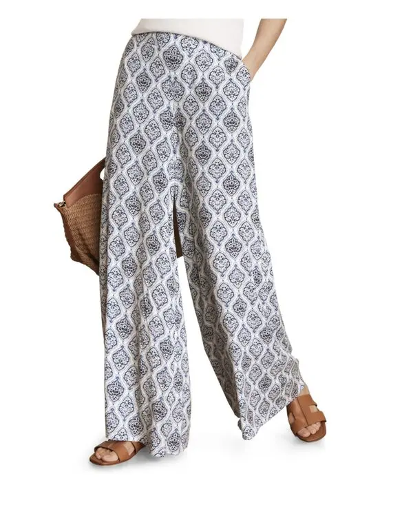 Mint Velvet Printed Wide Leg Trousers