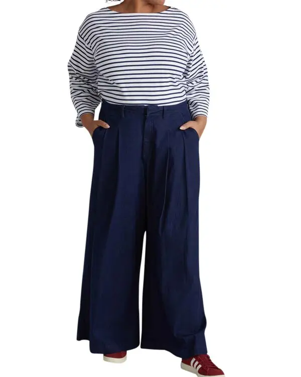 Universal Standard Denim Wide Leg Pants