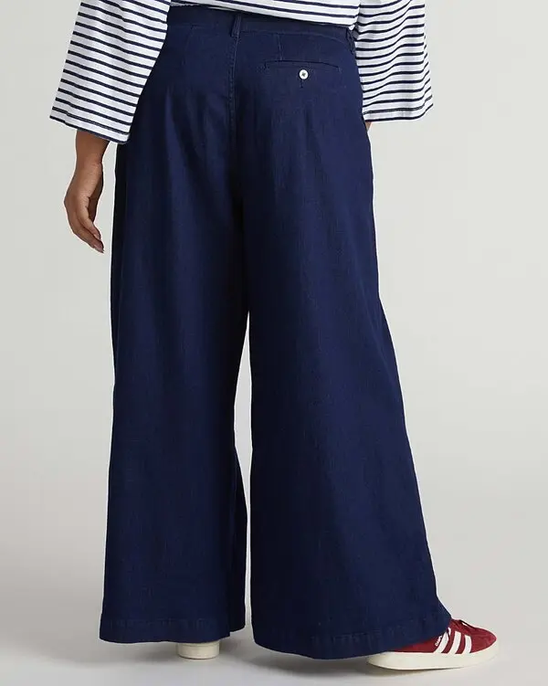 Universal Standard Denim Wide Leg Pants - Black