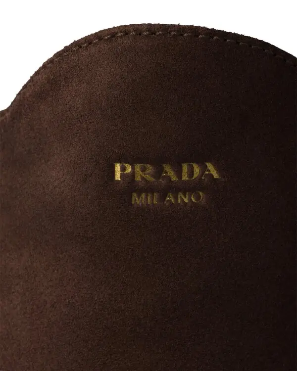 Prada Suede Mules