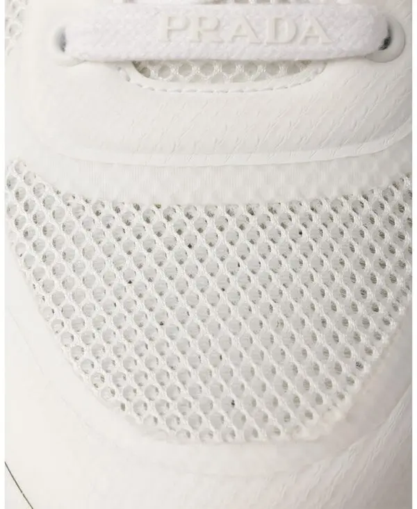 Prada Prax 01 Fabric Sneakers - White