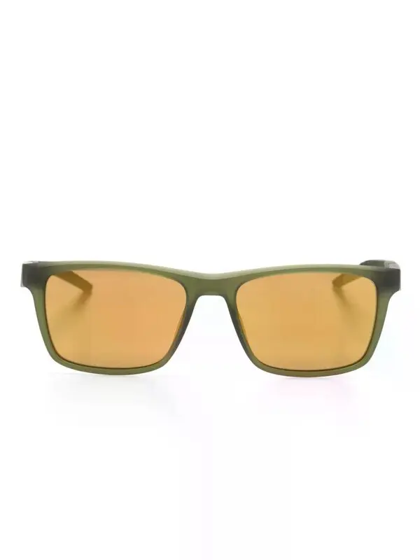 Nike Radeon 1 M Rectangle-frame Sunglasses - Brown