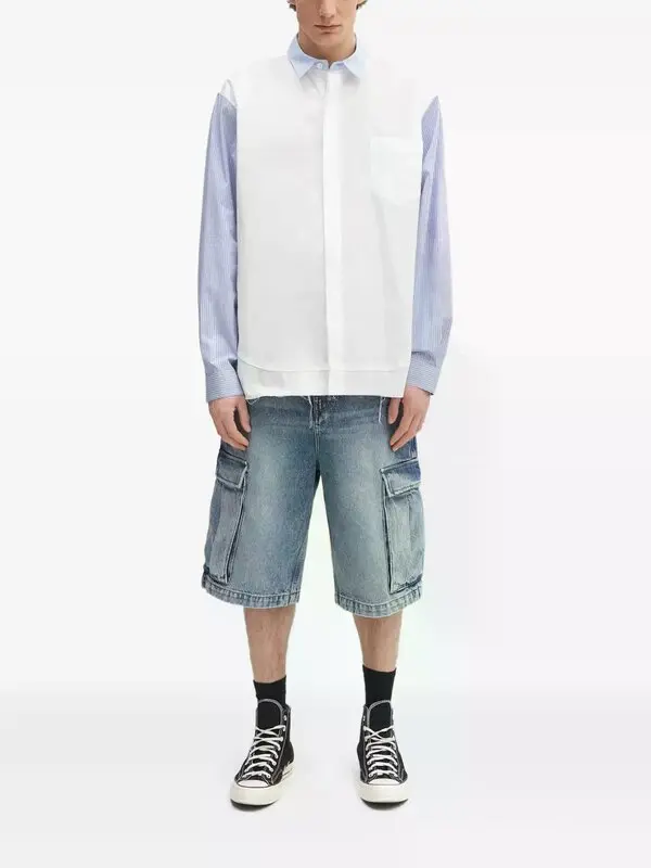 AMBUSH Striped-panel Shirt