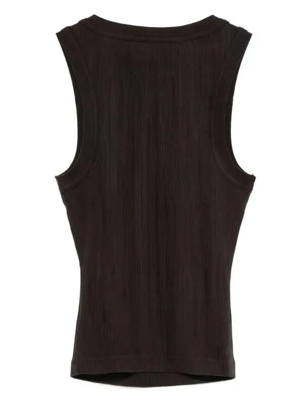 Citizens Of Humanity Button-front Ribbed Tank Top