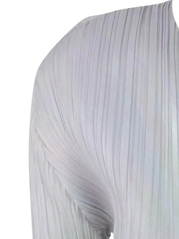 Issey Miyake Pleated Short-sleeve Top