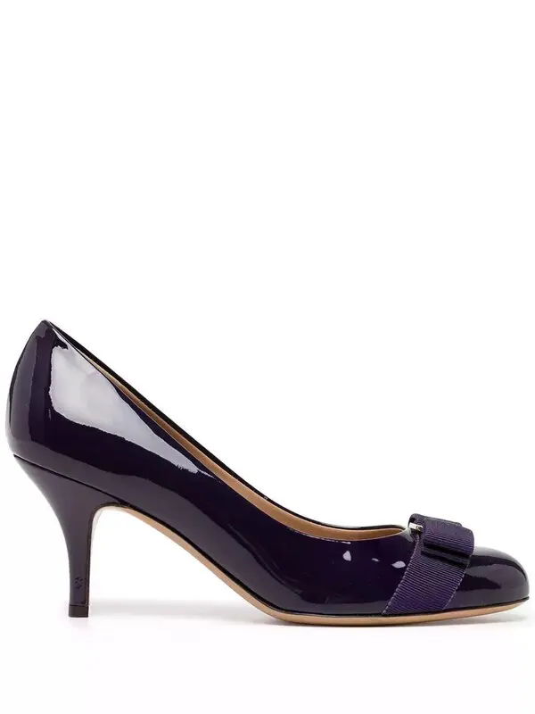 FERRAGAMO Carla 70 Pumps - Purple