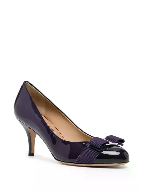 FERRAGAMO Carla 70 Pumps - Purple
