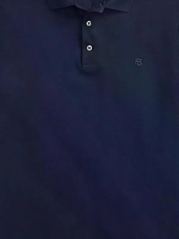 Ralph Lauren Purple Label Cotton Polo Shirt - Blue