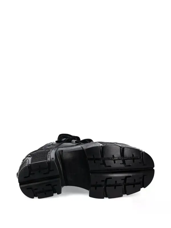 NEW ROCK 120mm Buckle-strap Platform Boots