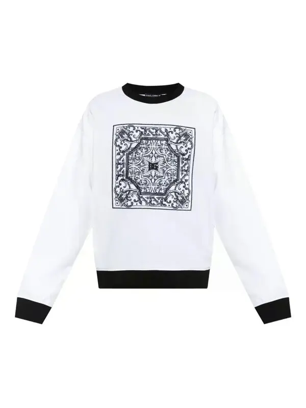 Dolce & Gabbana Baroque-print Sweatshirt