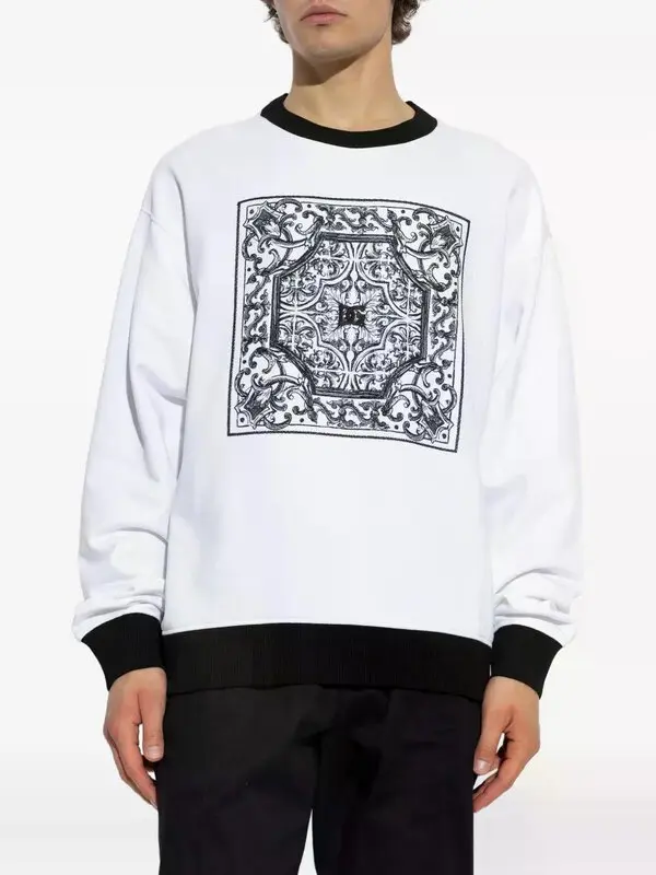 Dolce & Gabbana Baroque-print Sweatshirt