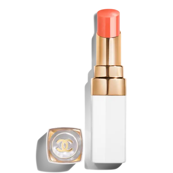 Chanel Rouge Coco Baume Shine Hydrating Beautifying Tinted Lip Balm Buildable Color - Tender Peach