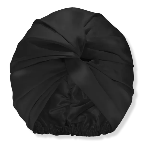 Slip Pure Silk Turban - Black