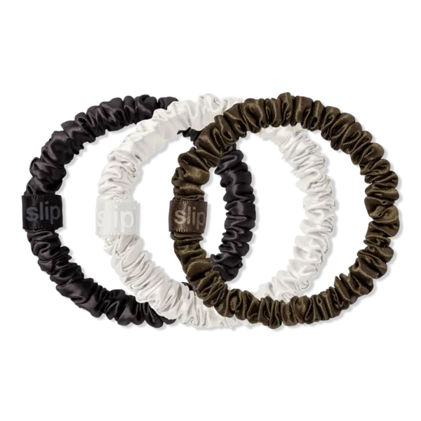 Slip Pure Silk Skinny Scrunchie Trio - One-color