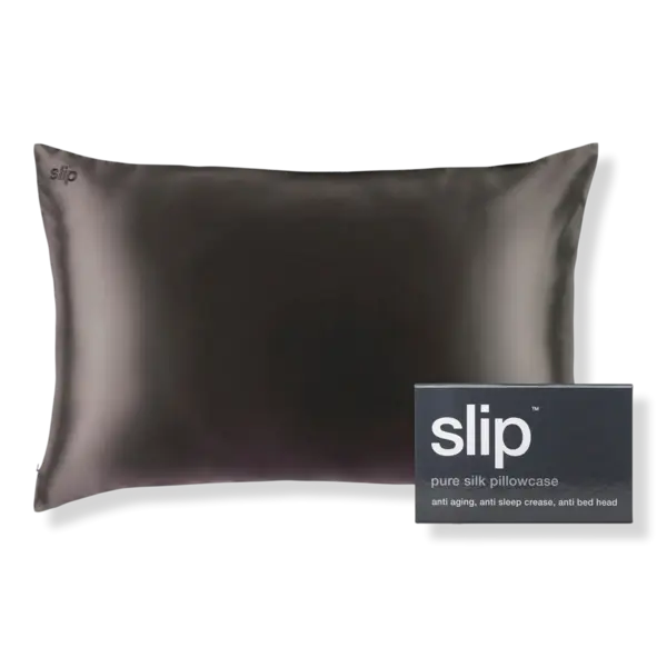 Slip Pure Silk Queen Pillowcase - Charcoal