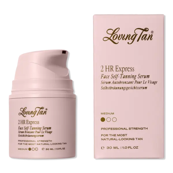 LOVING TAN 2 Hr Express Face Tanning Serum - Medium