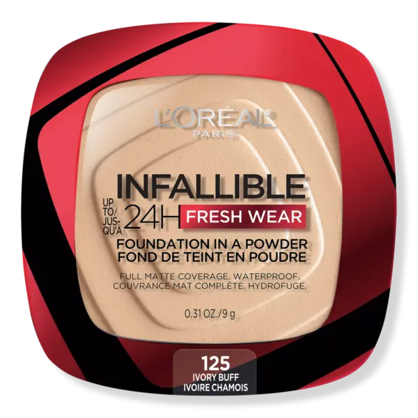 L'OREAL Infallible 24h Fresh Wear Foundation In A Powder - 125 Ivory Buff