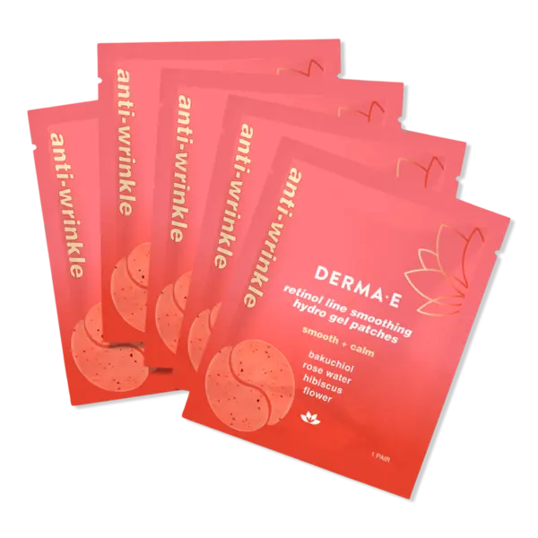 DERMA E Retinol Line Smoothing Hydro Gel Patches - One-color