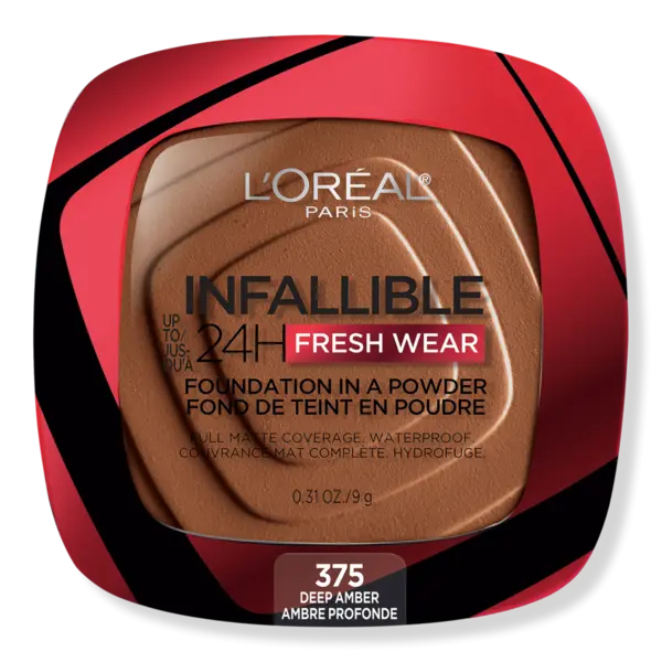 L'OREAL Infallible 24h Fresh Wear Foundation In A Powder - 375 Deep Amber