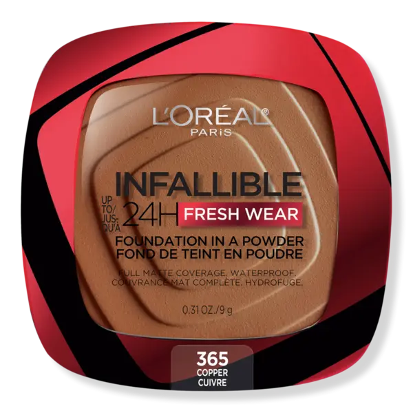 L'OREAL PARIS  Infallible 24h Fresh Wear Foundation In A Powder - 365 Copper