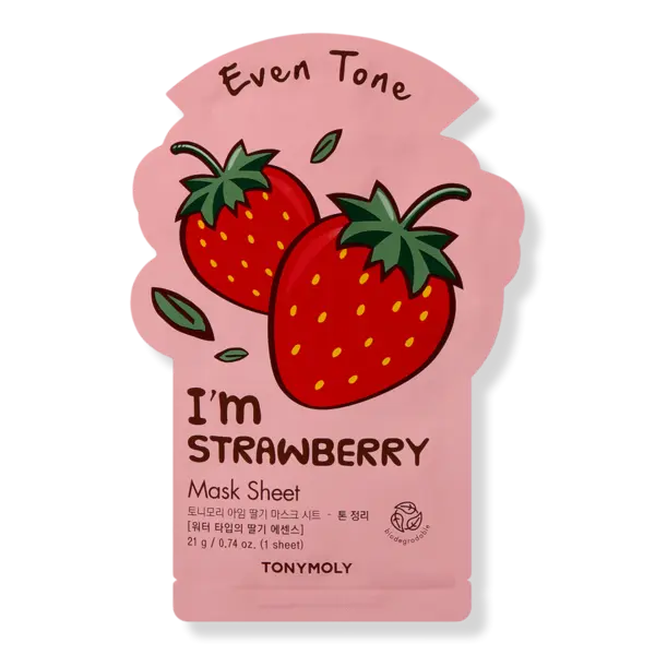 TONYMOLY I'm Am Sheet Mask Strawberry - One-color