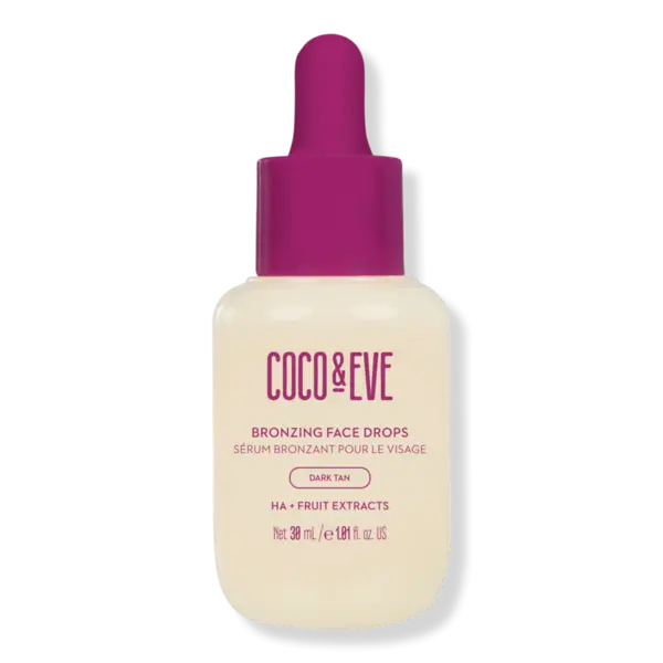 COCO & EVE Bronzing Face Drops - Dark Tan