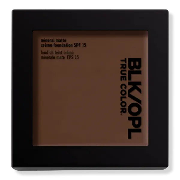 BLK/OPL True Color Mineral Matte Creme Powder Foundation Spf 15 - Ebony Brown