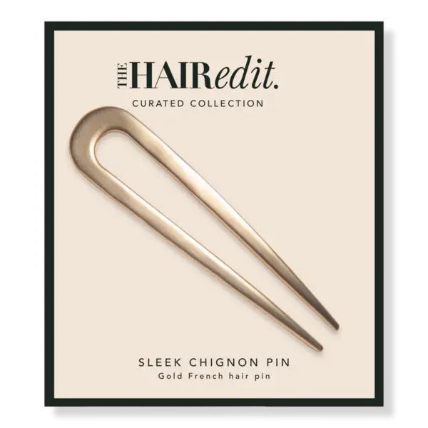 THE HAIR EDIT Sleek Chignon Pin - Gold