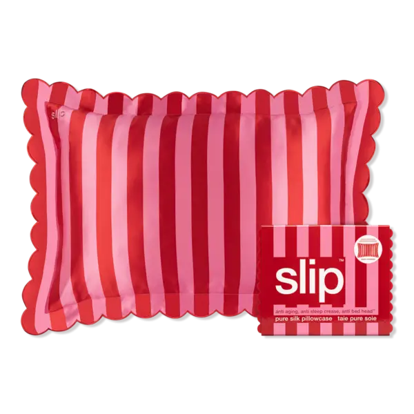 Slip Pure Silk Queen Pillowcase With Scalloped Edge - Sunshade