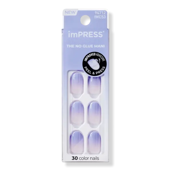 Kiss Impress Color Short Press-on Manicure Nails - Friendzone