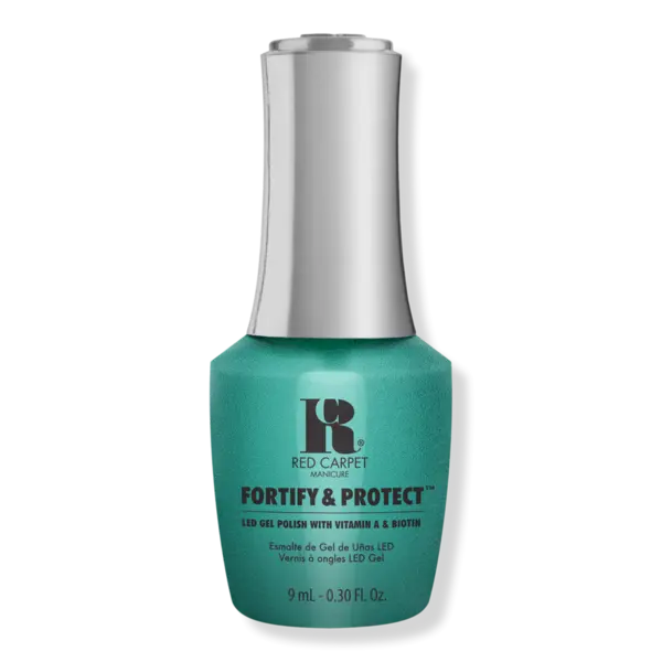 RED CARPET MANICURE Fortify & Protect Led Gel Nail Polish Collection - Teal We Meet Again