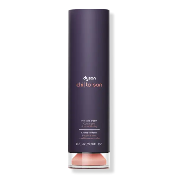 DYSON Chitosan Pre-styling Hair Cream For Flexible Hold Curly To Coily Hair, Rich Conditioning - One-color