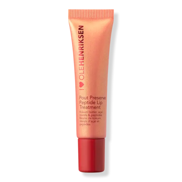 OLEHENRIKSEN Pout Preserve Hydrating Peptide Lip Treatment - Strawberry Sorbet Glimmer