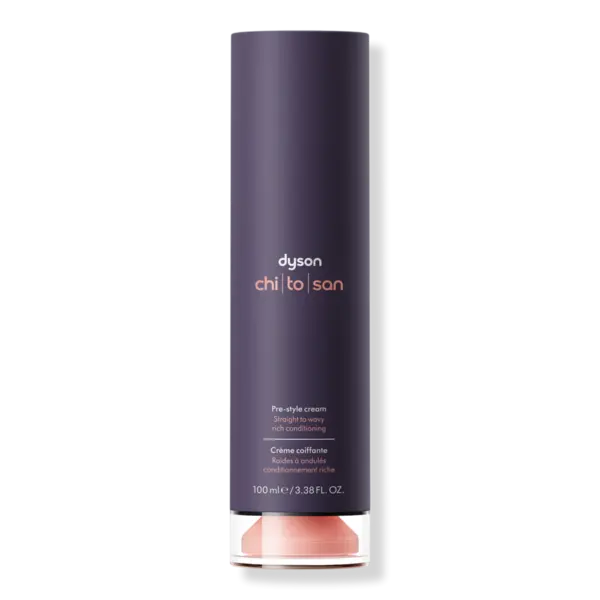 DYSON Chitosan Pre-styling Hair Cream For Flexible Hold Straight To Wavy Hair, Rich Conditioning - One-color