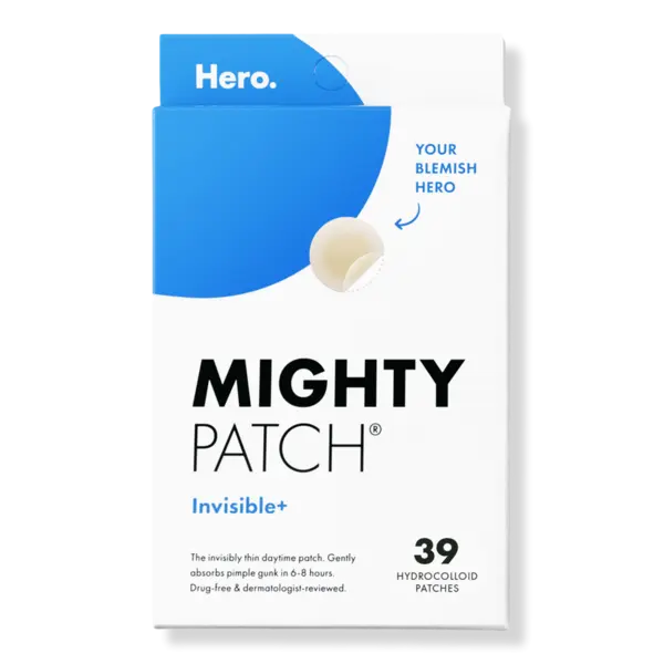 HERO COSMETICS Mighty Patch Invisible+ Daytime Hydrocolloid Acne Pimple Patches - One-color