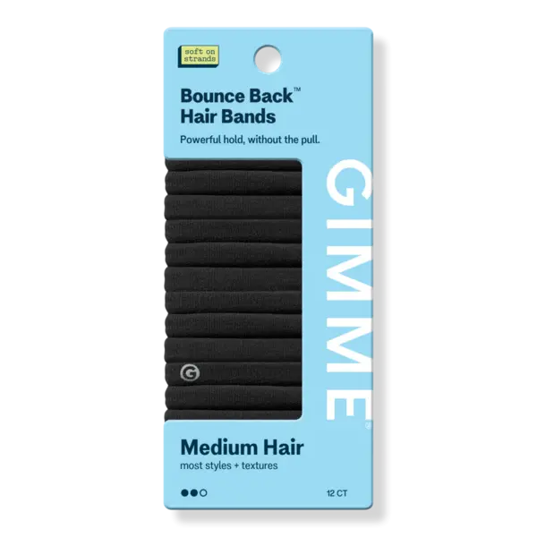 GIMME BEAUTY Medium Hair Bands - Black