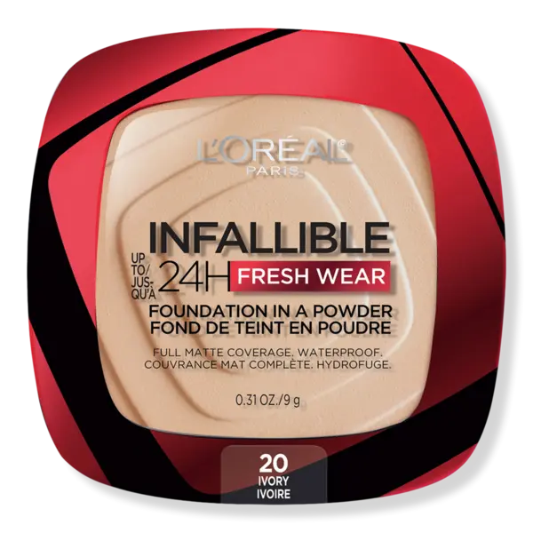 L'OREAL Infallible 24h Fresh Wear Foundation In A Powder - 20 Ivory