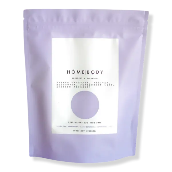 HOMEBODY Amethyst + Alchemist Pearlescent Cbd Bath Bomb Soak - One-color
