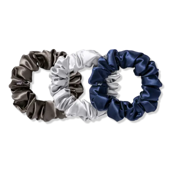 Slip Pure Silk Large Scrunchies - Midnight