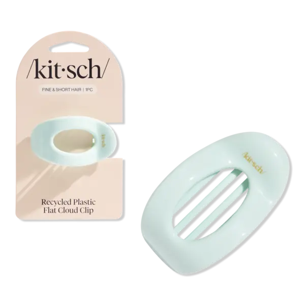 KITSCH Small Cloud Flat Claw Clip - Sage Leaf